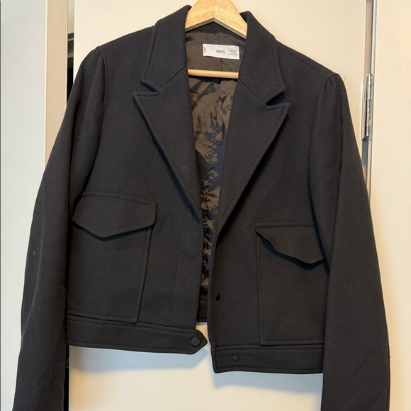 Mango | Jackets & Coats | Mango Xl Black Womens Jacket | Poshmark
